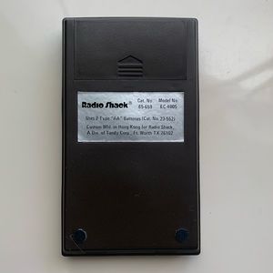 Vintage | Other | Vintage Radio Shack Calculator E | Poshmark